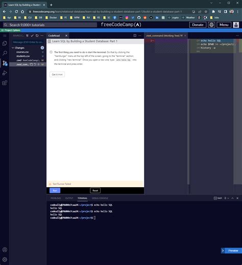 Learn Sql By Building A Student Database Part 1 Build A Student