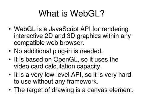 Ppt An Introduction To Webgl Powerpoint Presentation Free Download Id 4825014
