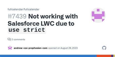 Not Working With Salesforce Lwc Due To `use Strict` · Issue 7439