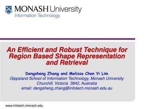 Ppt An Efficient And Robust Technique For Region Based Shape