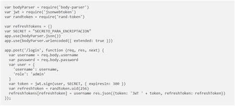 refresh token with jwt authentication in node js izertis
