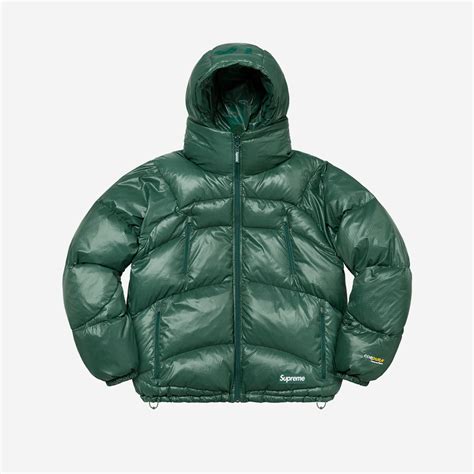 슈프림 리버시블 페더웨이트 다운 퍼퍼 자켓 올리브 FW Supreme KREAM