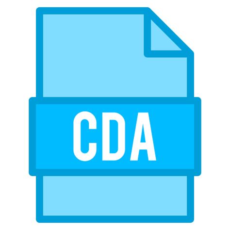 Cda File Generic Blue Icon