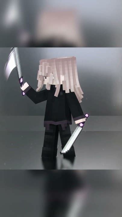Chiori Idle Animation But Its Minecraft Minecraft Animation Youtube
