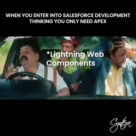 Cyntexa On Twitter Aiyyooo Salesforce Is Not Only About Apex😂 To All The Developers Out