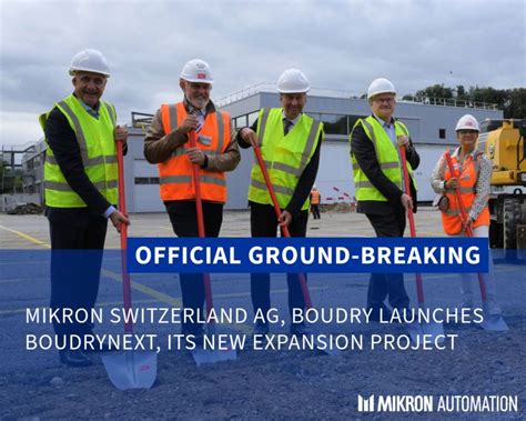 Mikron Automation Expertise Groundbreaking Mikron Automation