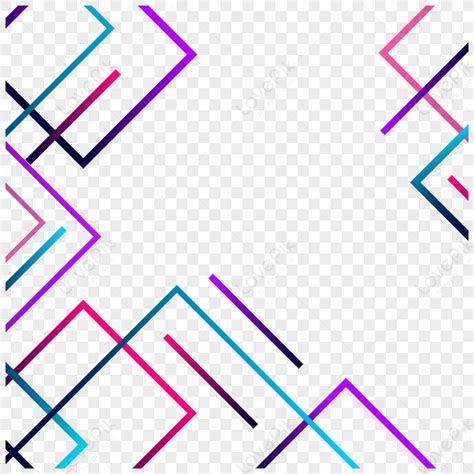 Gradient Lines Abstract Business Border Abstract Style Color Png White
