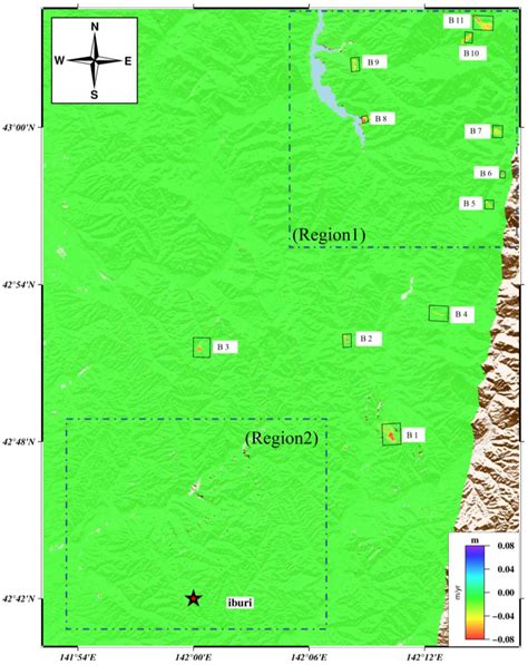 Distribution Map Of The Monitored Slow Moving Landslides Before The Download Scientific Diagram