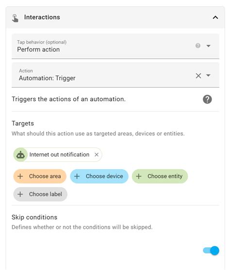 Adding A Switch In The App To Manually Run A Automation Frontend
