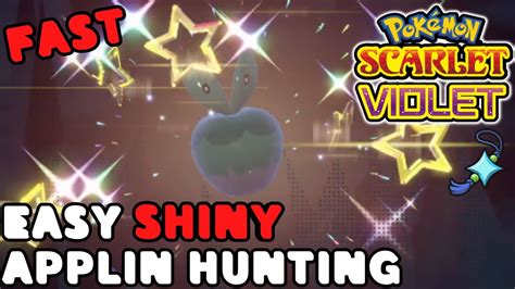 New Shiny Hunting Exploit Easy Shiny Applin For Pokemon Scarlet And Violet Youtube