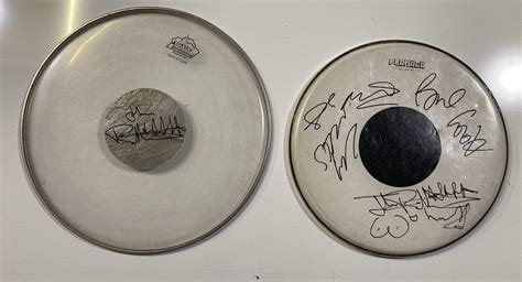 Lot 326 Sex Pistols Signed Drum Skins
