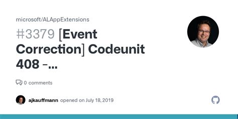 Event Correction Codeunit 408 Onaftergetrecdefaultdimid · Issue