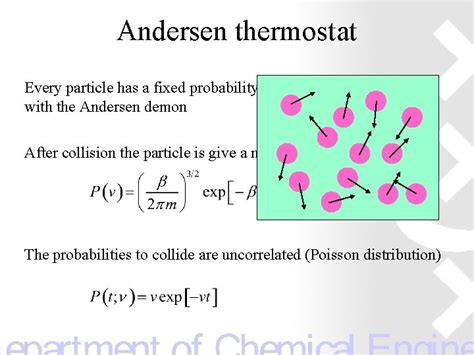 advanced molecular dynamics velocity scaling andersen thermostat hamiltonian