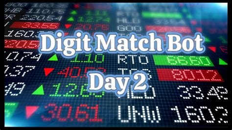 Digit Match Bot Day 1 Youtube