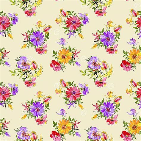 abstract colorful block print pattern stock illustration illustration