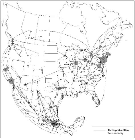 Interdependence Migration Flows 1995 2000 Source Conapo Data From