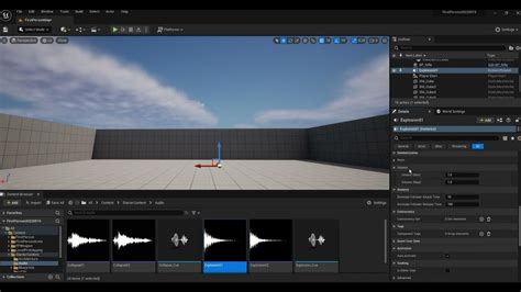 Ue5 Blueprints Tutorial 064 2 Sound Details Volume Max Min Youtube