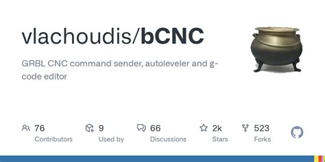 GitHub Vlachoudis BCNC GRBL CNC Command Sender Autoleveler And G Code Editor