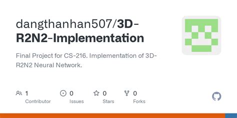Github Dangthanhan5073d R2n2 Implementation Final Project For Cs