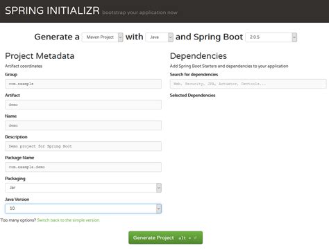 Java Spring Tool Suite Build Error With Spring Boot 2 And Jdk 10 Stack Overflow