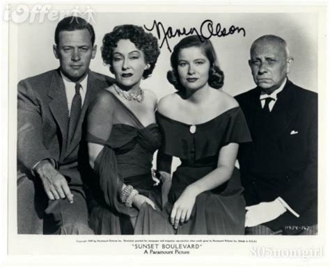 Dvd Extra Nancy Olson On ‘sunset Blvd