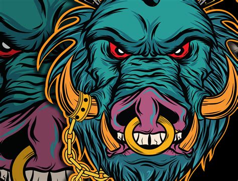 Boars Grunt Production By Mat M Booc On Dribbble