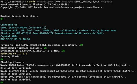 How To Run Net Nanoframework On Esp32 Nodeesp Robin Güldenpfennig