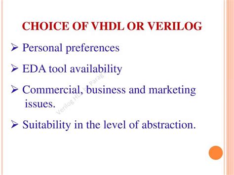 Verilog Hdl Lecture Series 1 Powerpoint Slides Learnpick India
