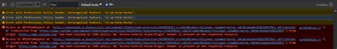 Cors Error With Permission Policy Header Unrecognized Feature Ch Ua
