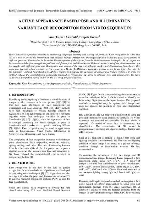Pdf Active Appearance Based Pose And Illumination Variant Face