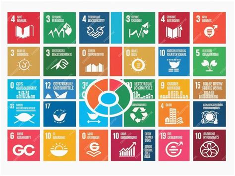 Sdg Color Icon Symbol Corporate Social Responsibility Element