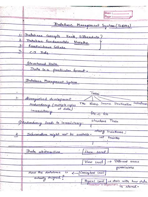 dbms notes pdf