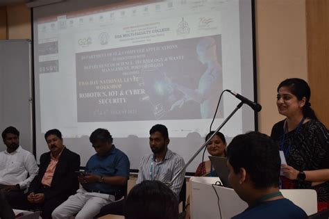 Two Day National Level Workshop On Robotics Iot And Cyber Security Goa Multi Faculty College