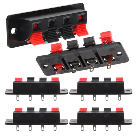 6 Pcs Wire Connectors Speaker Wire Connector Stereo Speaker Terminal