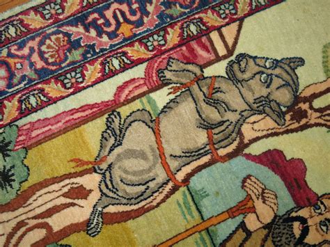 Pictorial Persian Rug At 1stdibs