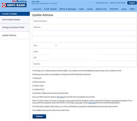 How To Change Address In HDFC Bank Account Reveal That
