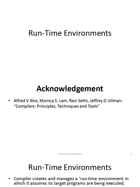 run time environments 4 pdf software engineering computing