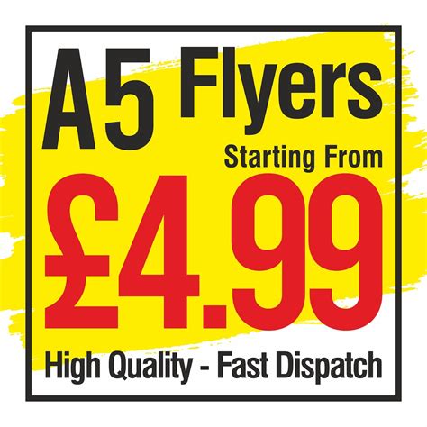 A5 Flyers A5 Leaflets Custom Flyers Business Stationery Brochures