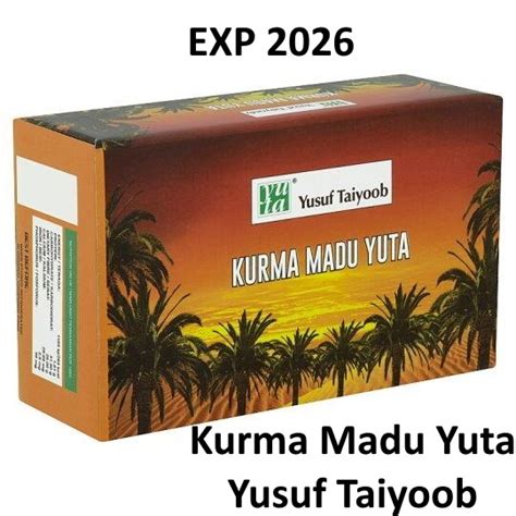 Includepostagesemenanjung Yusuf Taiyoob Kurma Madu Yuta 500 Gram