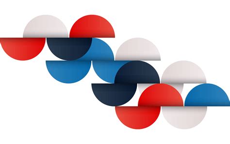 Mid Century Geometric Abstract Pattern With Simple Shapes And Beautiful Color Palette Simple