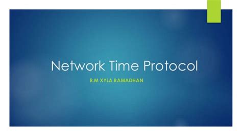 network time protocol