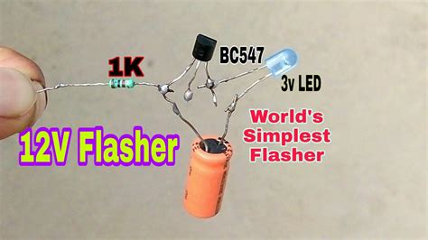 12v Flashing Led Circuit