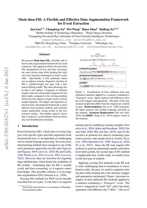 mask then fill a flexible and effective data augmentation framework for event extraction deepai