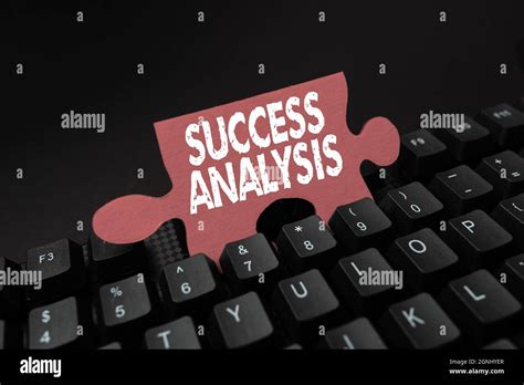 hand writing sign success analysis business approach creating graph to