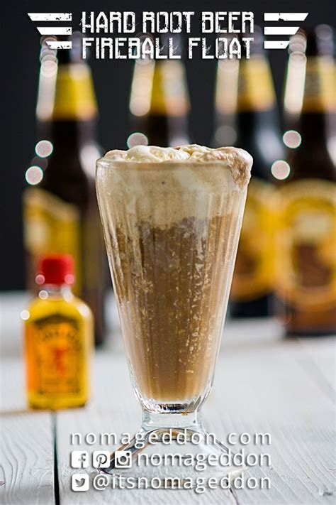 Hard Root Beer Fireball Float • Nomageddon Hard Root Beer Root Beer