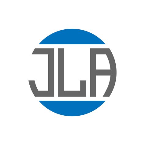 Jla Letter Logo Design On White Background Jla Creative Initials