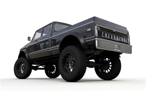 Chevy C40 Custom Pickup Truck 1969 3d Model By Brunomcardoso
