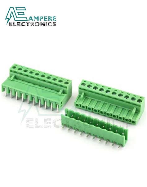 Pluggable Terminal Block 10 Pin Flux Electronix