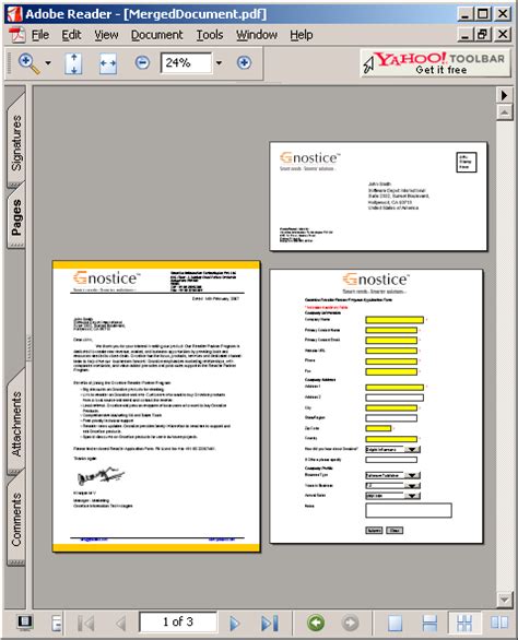 merging and splitting pdf documents using pdfone java