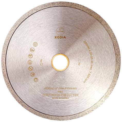 АЛМИР Алмазный отрезной диск CRC для керамогранита Ø200 мм, KODIA (Кодиа)